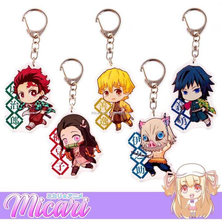 Micari Demon Slayer Kimetsu no Yaiba Anime Acrylic Keychain | Lazada PH