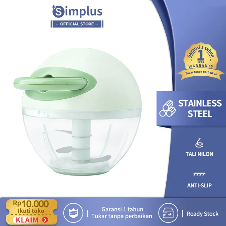 Simplus Mini Chopper Blender Manual Food Chopper Meat Grinder Alat ...