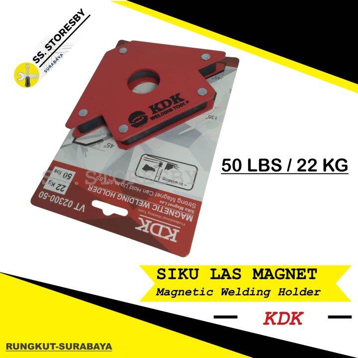 SIKU LAS MAGNET 4" 22KG SIKU MAGNET MAHNIT MAHNET SUDUT MODEL PANAH ...