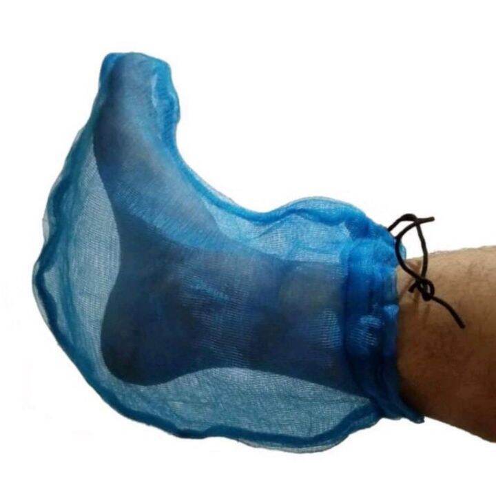 Nylon Mosquito Net Socks for Feet with Strings included (1 Pair ...