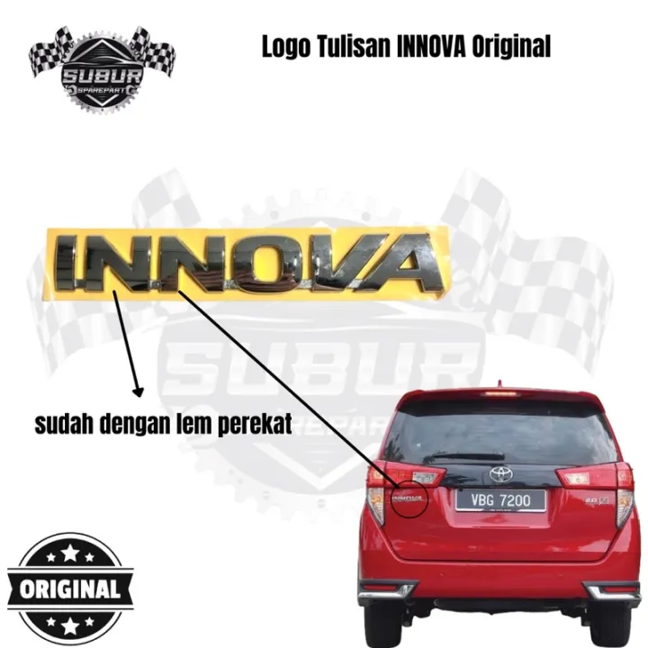Logo Tulisan INNOVA Untuk Innova Reborn Original | Lazada Indonesia