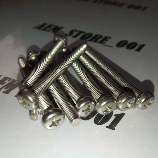 Baut JP M5 X 50 (5cm) stainless 304 pan screw | Lazada Indonesia