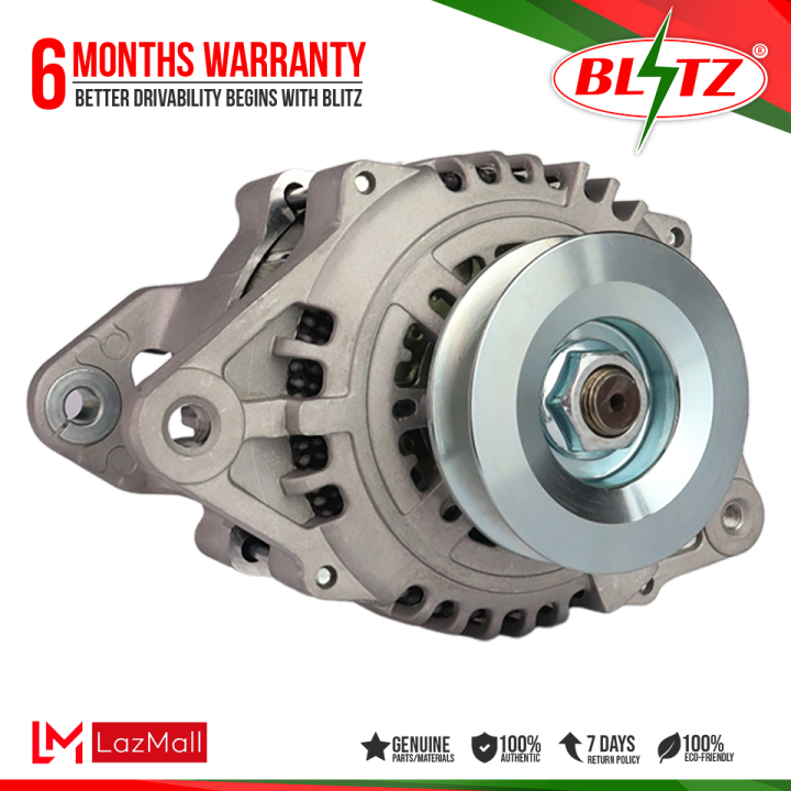 BLITZ ALTERNATOR ASSEMBLY ISUZU 4JH1 WITH PUMP 12V / 130A 1 PULLEY 6 ...