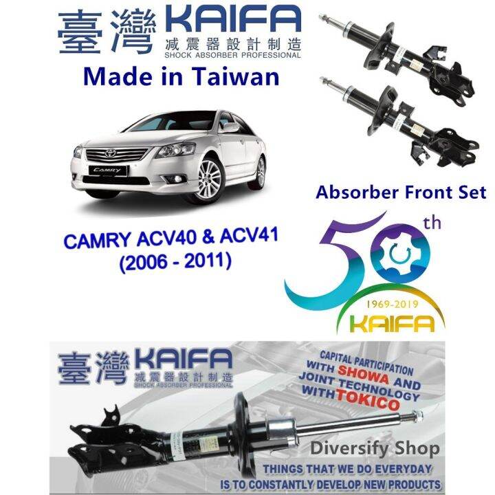Kaifa Showa Toyota Camry ACV40/41 Year (06~11) Absorber Front 1Set (6 ...