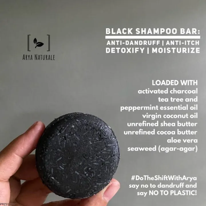 Activated Charcoal Tea Tree Shampoo Bar Detoxifying Anti Dandruff
