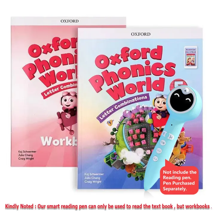 Oxford Phonics World 5 Letter Combinations Text Book + Workbook Student ...