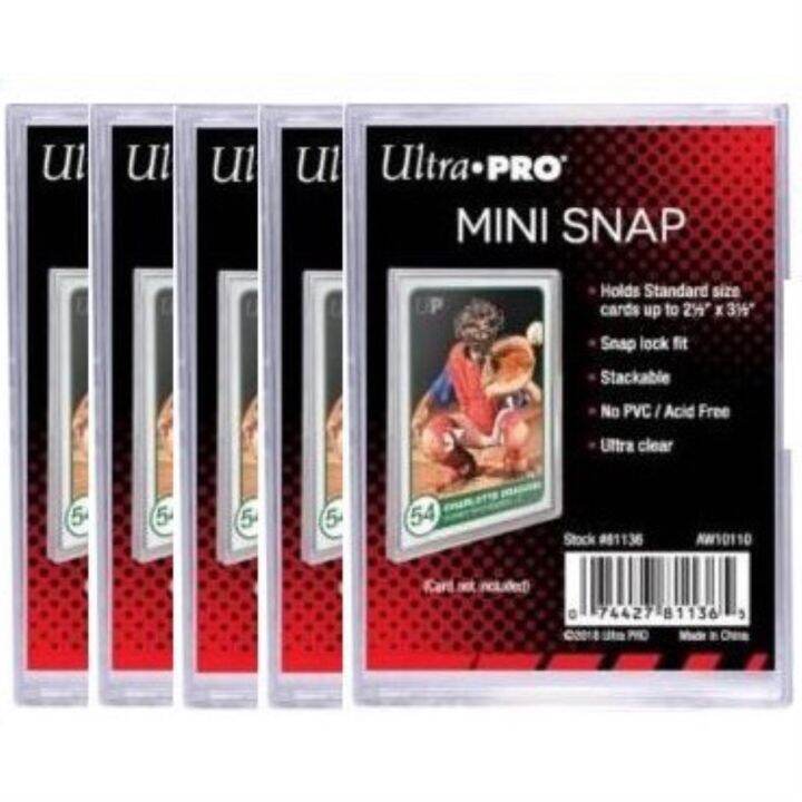 【COD】 Ultra Pro : Mini Snap / Recessed - Storage Case Display for ...