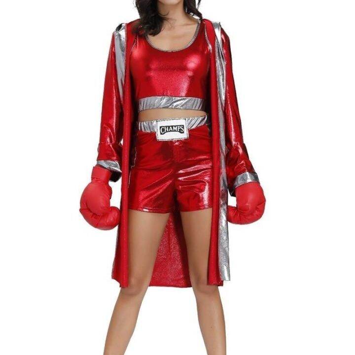 Spot parcel post ing Suit Men's and Women's Comition Costume Fighting ...