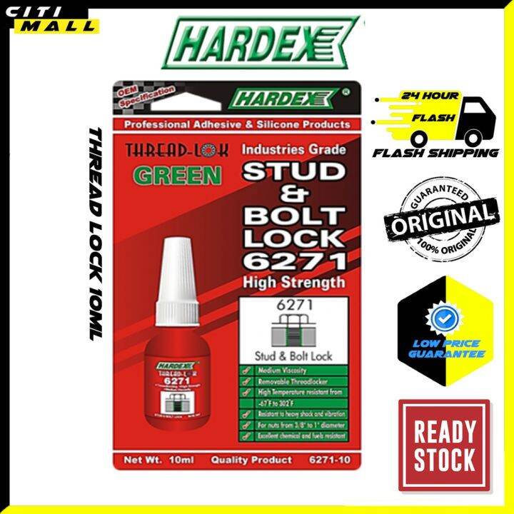 HARDEX STUD & BOLD LOCK 6271 - 10ML bolt nut lock myvi wira kancil ...