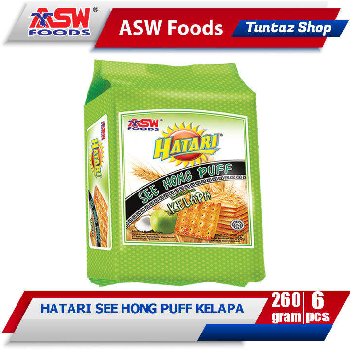 Hatari See Hong Puff Kelapa 6 pcs 245 gram | Lazada Indonesia