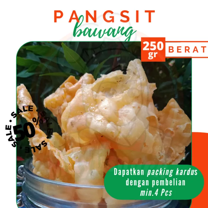 Keripik Pangsit Bawang Goreng Kiloan Makanan Ringan Snack Kiloan ...