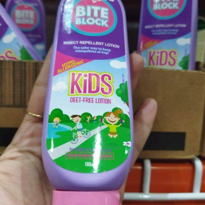 BITE BLOCK KIDS INSECT REPELLENT, kids Deer-free lotion (100 mL ...