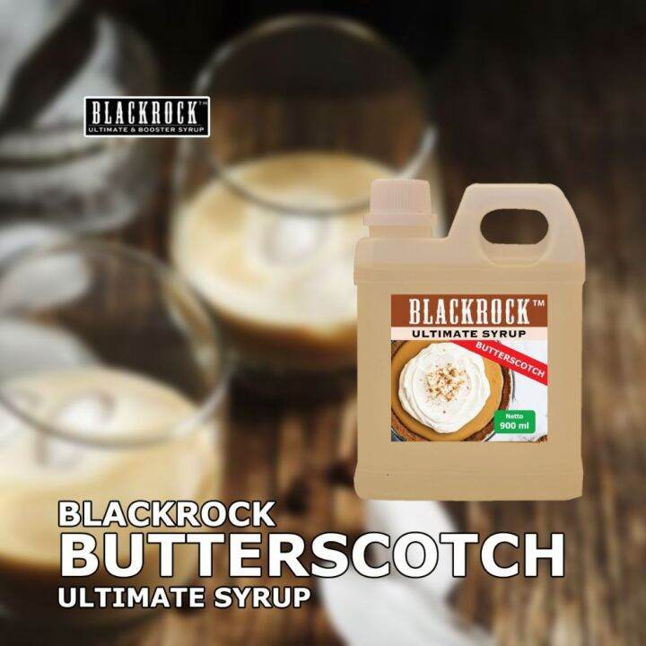 Sirup Butterscotch Blackrock Ultimate Syrup 900 ml | Lazada Indonesia