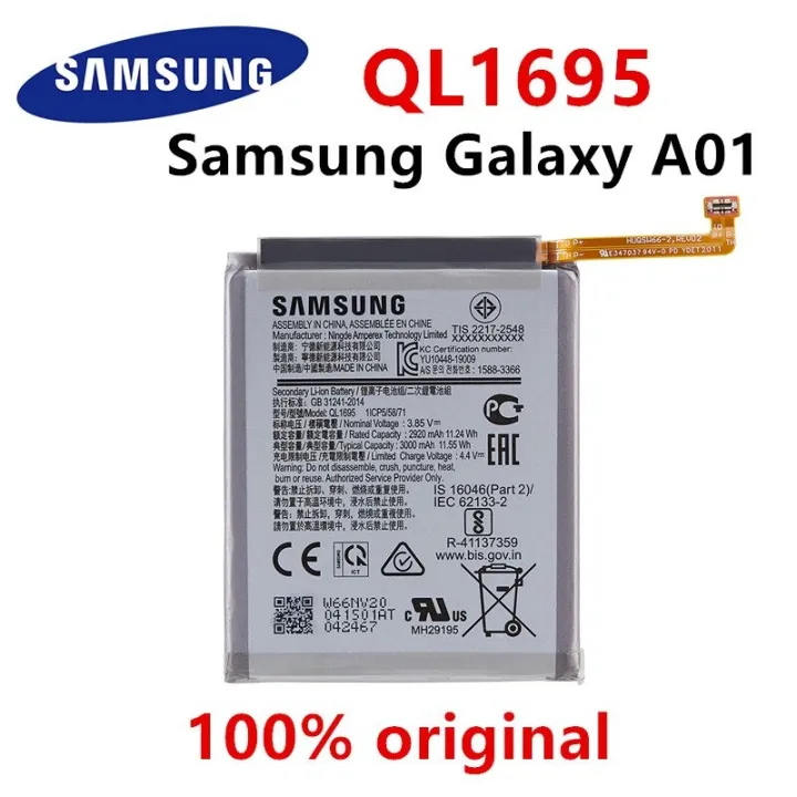 แบตแท้ Samsung Galaxy A01 QL1695💯💯💯3000MAh+ | Lazada.co.th