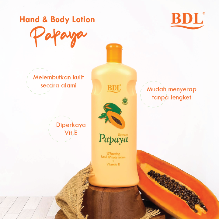 BDL Hand & Body Lotion 600ml Papaya | Lazada Indonesia
