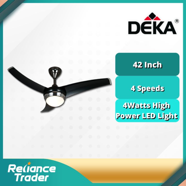 【FREE SHIPPING】DEKA BABY CEILING FAN WITH LED LIGHT & REMOTE CONTROL ...