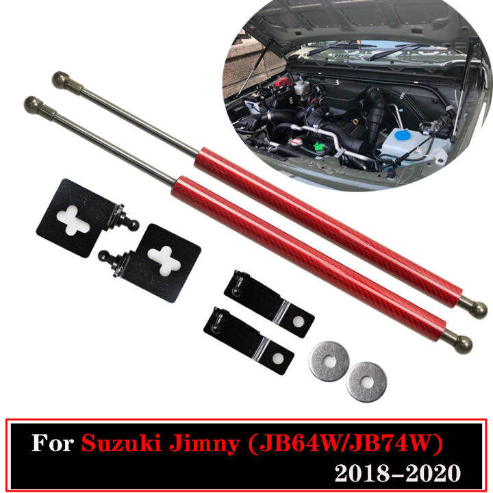 For Suzuki Jimny (JB64W/JB74W) 2018-2023 Front Hood modify Refit Gas Spring Lift Supports Struts ...