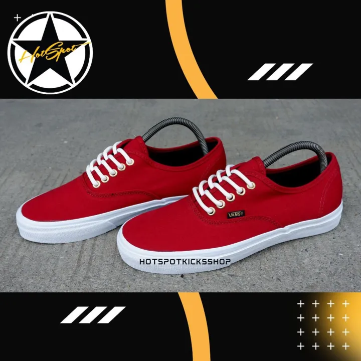 RM VANS - RED MONO SHOES UNISEX hotspotkicks.shop | Lazada PH