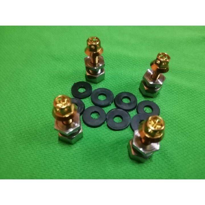 Stainless inner bolt with gold bolts for windshield Nmax/Aerox/Adv Set ...
