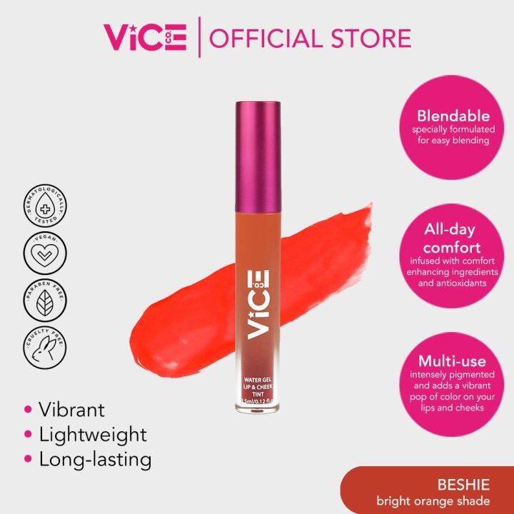 Vice Co Water Gel Lip and Cheek Tint Beshie 3.5ml | Lazada PH