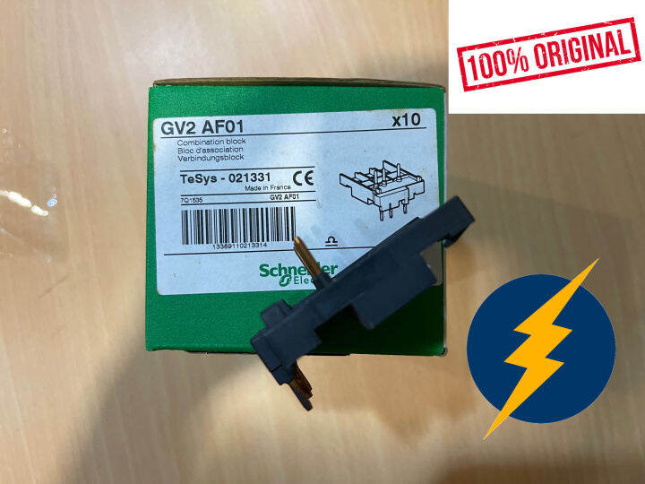 SCHNEIDER GV2AF01 TeSys GV2 - Combination blocks - with contactor LC1K ...