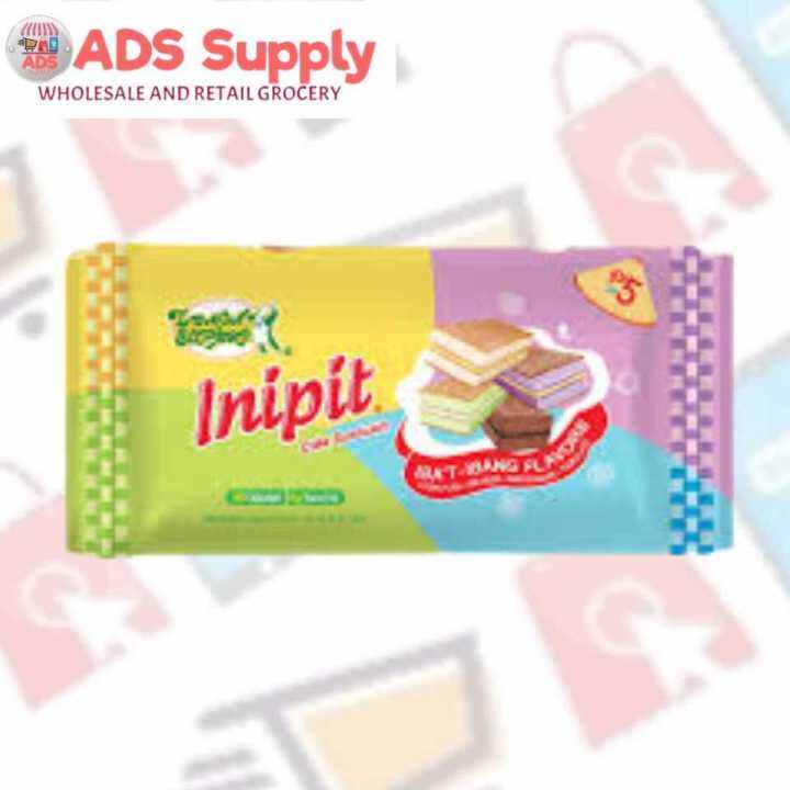 Inipit Cake sandwich iba't-ibang Flavors 23g x 10 | Lazada PH