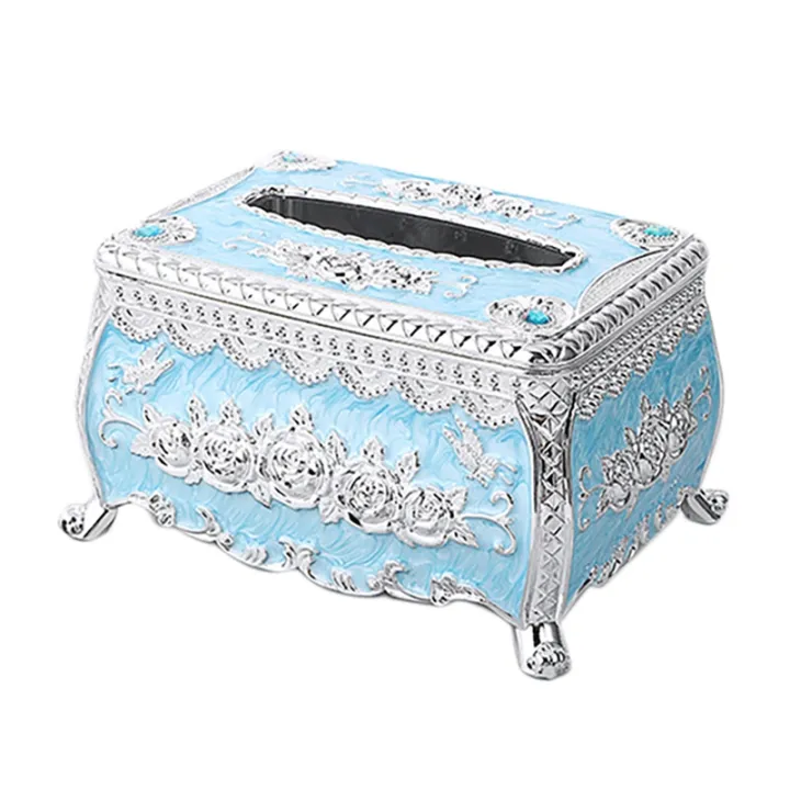 Creative Modern European Ornate Tissue Box Cover, Luxury Noble Paper ...