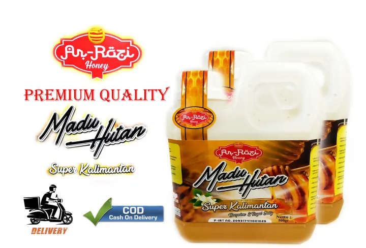Paket 2 Btl Madu Hutan Super Kalimantan Ar-Rozi 500 gr ( System imun ...