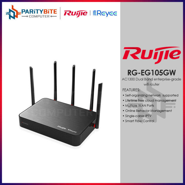 Ruijie RG-EG105GW AC1300 Gigabit Dual Wan Wireless Router | Lazada PH