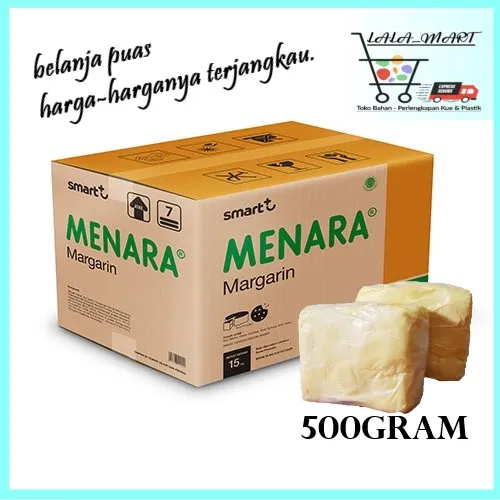 Mentega kiloan Menara margarine repack 500 gram | Lazada Indonesia