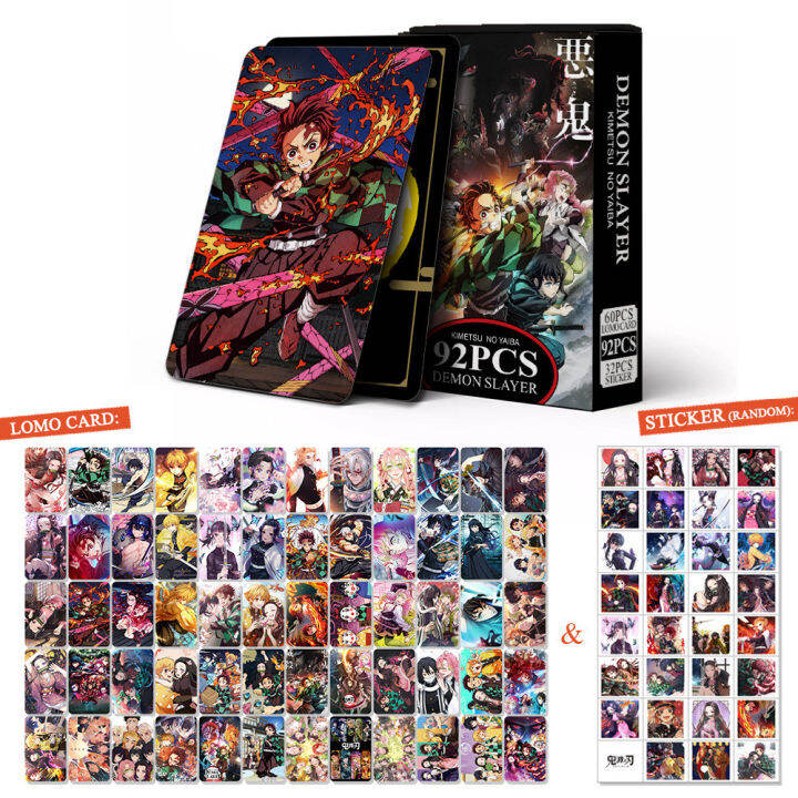 [92pcs] PACK PHOTOCARD KIMETSU NO YAIBA 2NEW LOMO CARD PHOTO CARD KPOP ...
