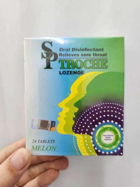 SP Troche Lozenges 24 Tablets Melon Flavour | Lazada