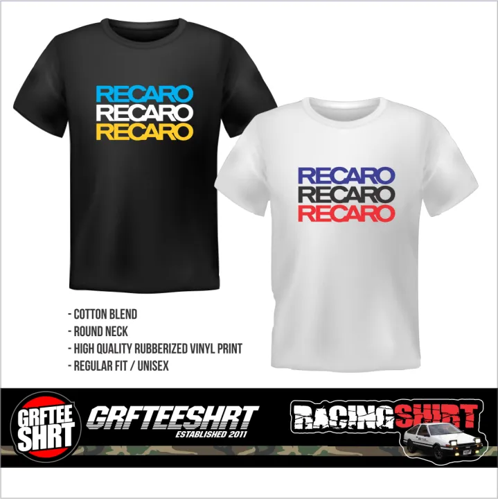 Recaro Recaro Recaro - JDM / Racing / Automotive / Car Roundneck T ...