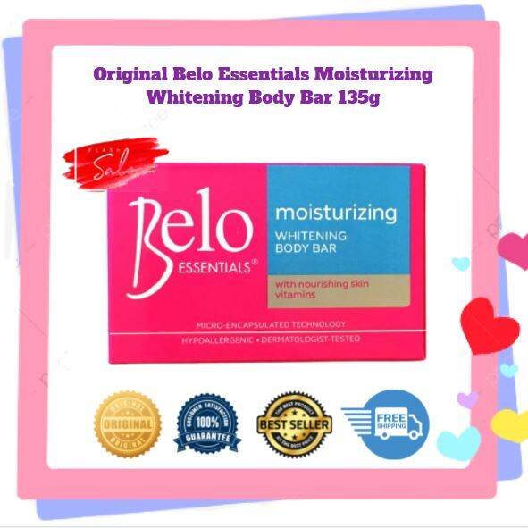 Original Belo Essentials Moisturizing Whitening Body Bar 135g | Lazada PH