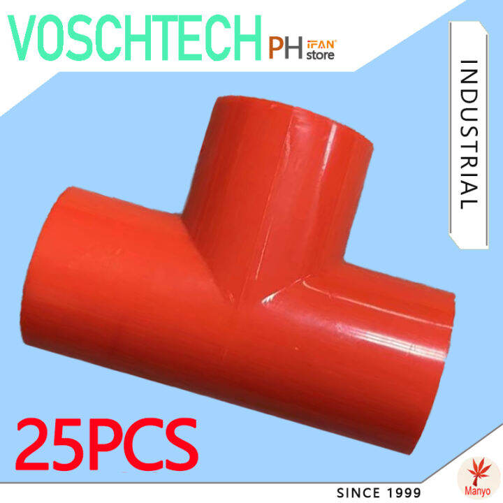 VOSCHTECH 25PCS Orange 1/2" 3/4" 1" PVC Fittings Insulation Electrical ...