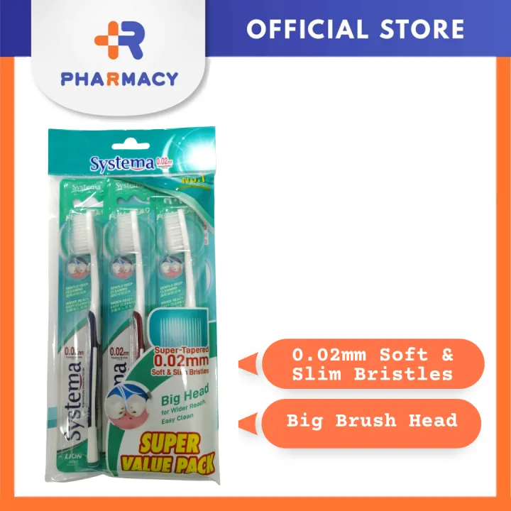 R Pharmacy | Systema ToothBrush Full Head 3s | Lazada