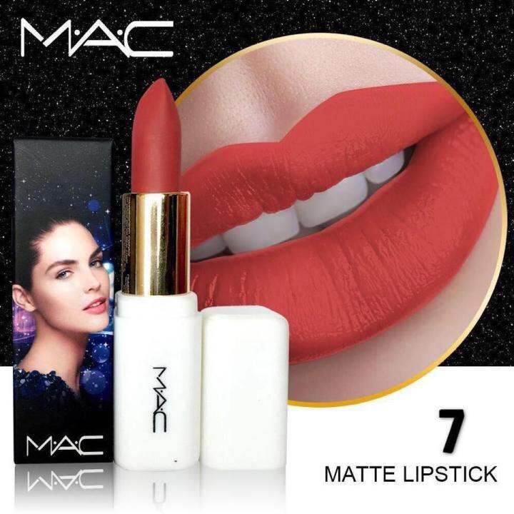 Professional Matte 12 Colors White Lipstick Lips Waterproof Lipstick ...