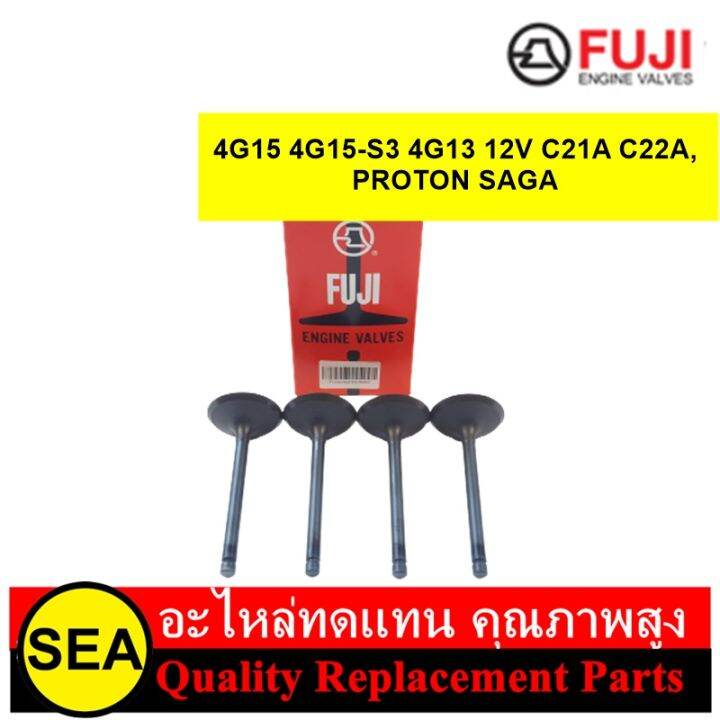 FUJI วาล์วไอดี ไอเสีย 4G15 4G15-S3 4G13 12V C21A C22A, PROTON SAGA ...