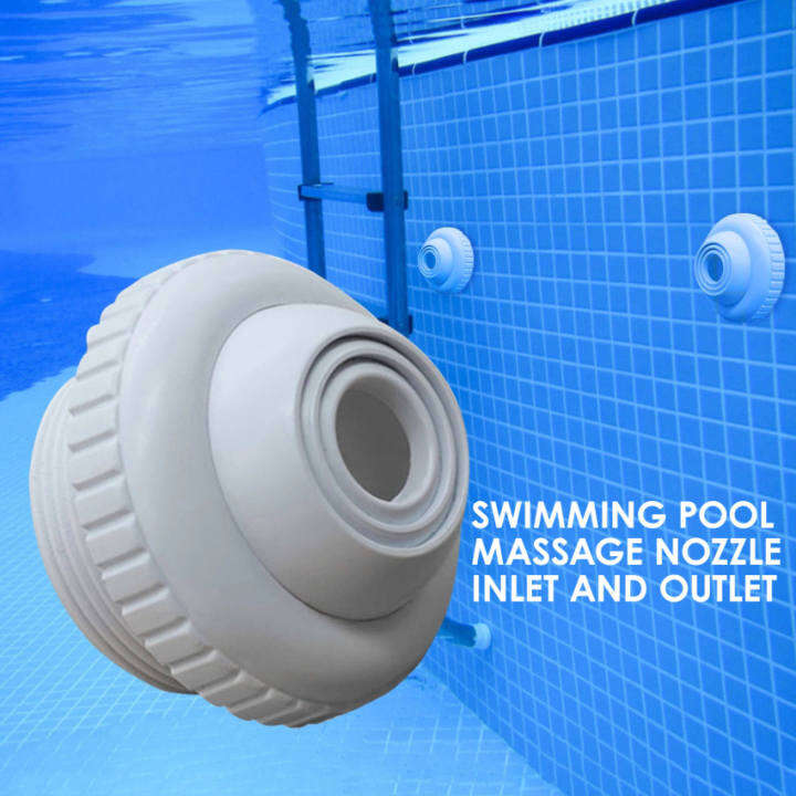 Swimming Pool Return ABS plastic connection nozzle Inlet Outlet Bath ...