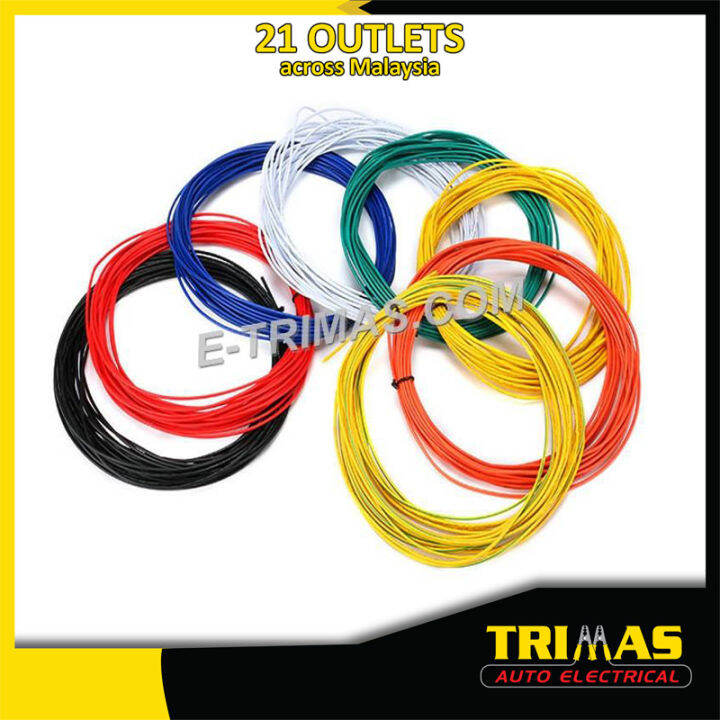 15 AWG Automotive Gauge PVC Car Cable Wire AWG15 (10M) | Lazada