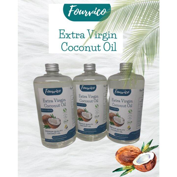 VCO / FOURVICO VCO PREMIUM 500 ML // EVCO Virgin Coconut OIL // MINYAK ...