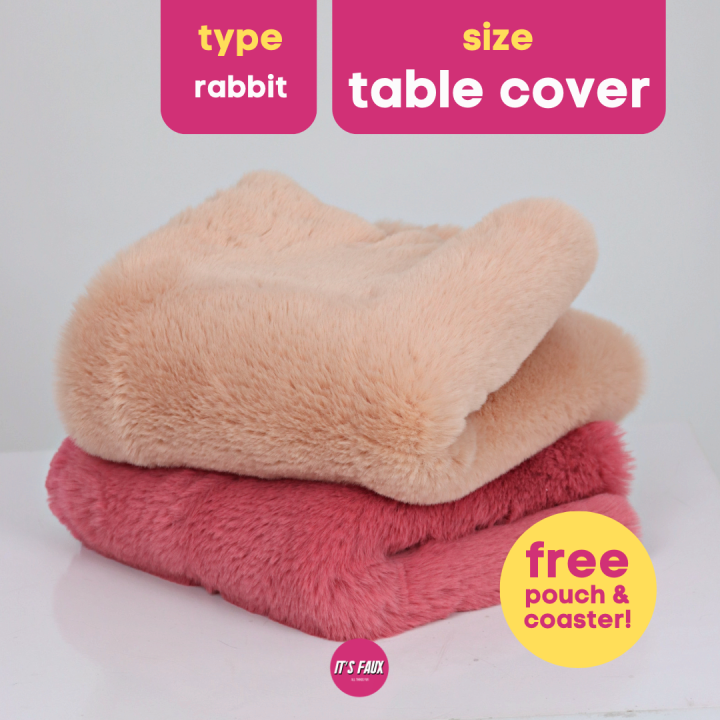 It's Faux PH Rabbit Fur Fabric Topper Size | Lazada PH