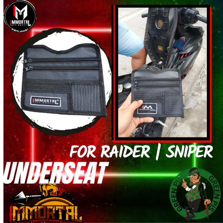 IMMORTAL UNDERSEAT ORGANIZER FOR RAIDER 150 WITH STRAP | Lazada PH