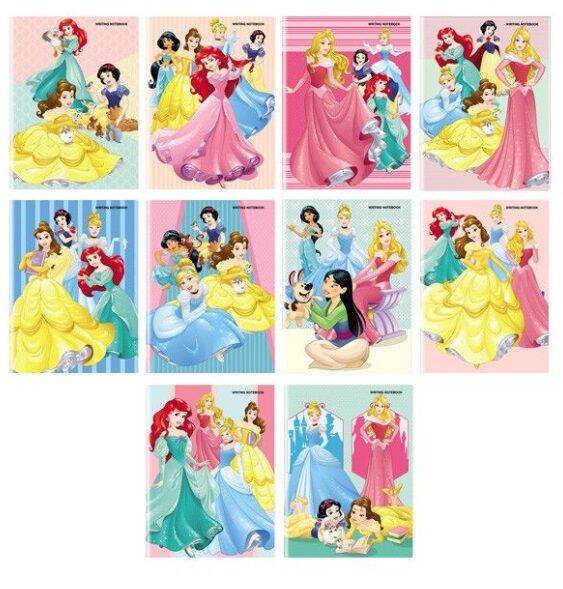 ORIONS Disney Princess Writing Notebook - 80 leaves (10 pcs.) | Lazada PH