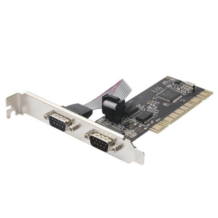 PCIE 2 Port Serial Expansion Card Pci Express to Industrial RS232 Serial Port Adapter 9Pin for ...