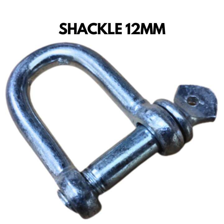 Shackle Lurus D Kecil Stainless Steel 12 mm (1/2") / D Rigging Sekrup ...