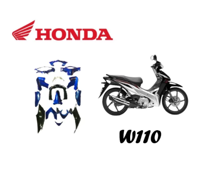 HONDA WAVE110 WAVE-110 WAVE 110 W110 RS COVERSET COVER SET BODYCOVER BODY COVER SHOOT SHOT SUIT ...