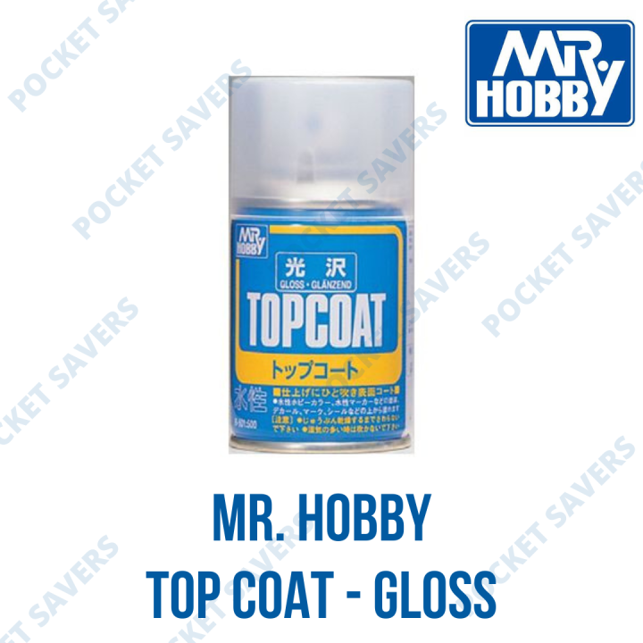 Mr. Hobby Top Coat - Gloss 88 ml (Coating, Surface Smoother, Finishing ...