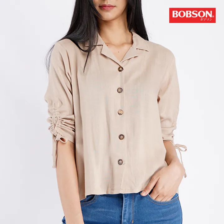 Bobson Ladies Modified Woven Regular Fit 80529 (Beige) | Lazada PH