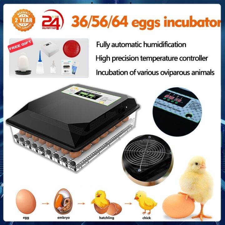 【Ready Stock】64Eggs Incubator Brooder Fully Automatic Farm Bird Quail ...